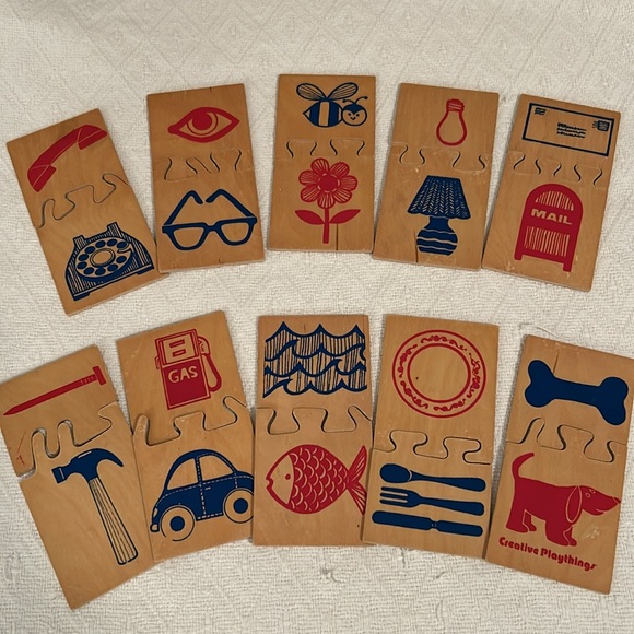 Creative Playthings | Toys | Vintage Wood Puzzles Creative Playthings ...